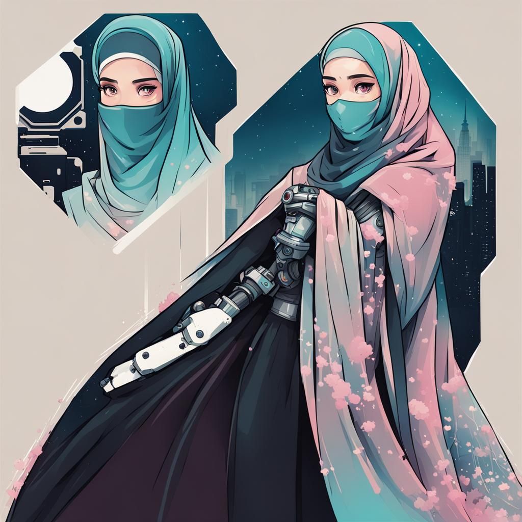 sakura muslim bot - AI Generated Artwork - NightCafe Creator
