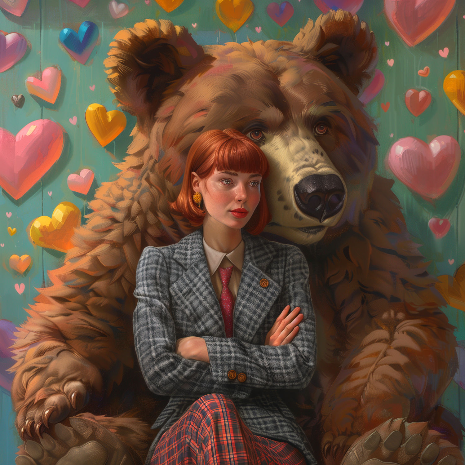 Bear Woman 4 - AI Generated Artwork - NightCafe Creator