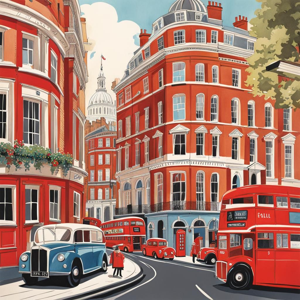 Central London - AI Generated Artwork - NightCafe Creator