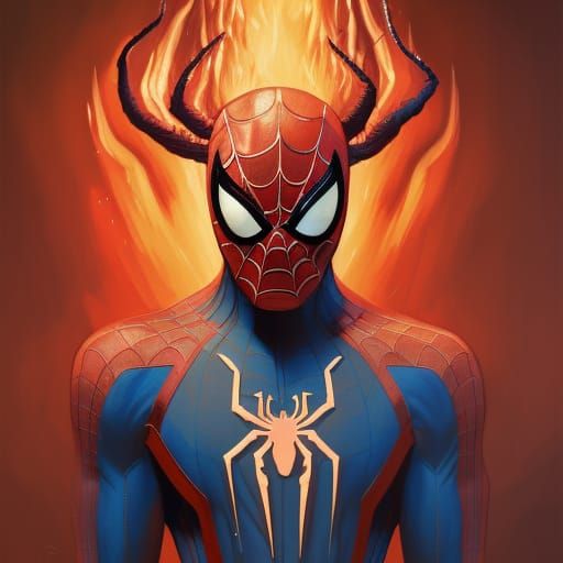 Hell Spawn / Devil Spider 2 - AI Generated Artwork - NightCafe Creator