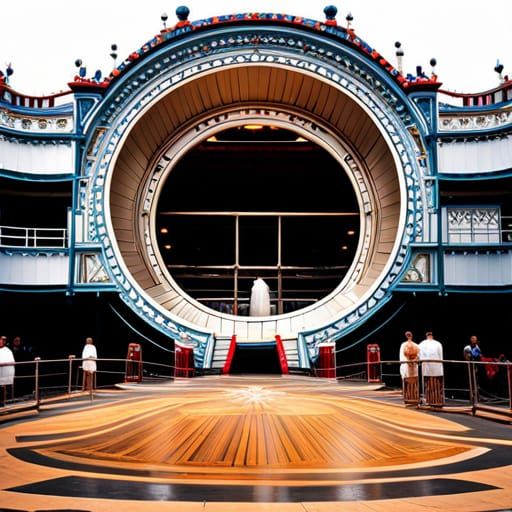 drammatic_lost mirror_maze at luna_park by Jeff Koons, mirroring ...