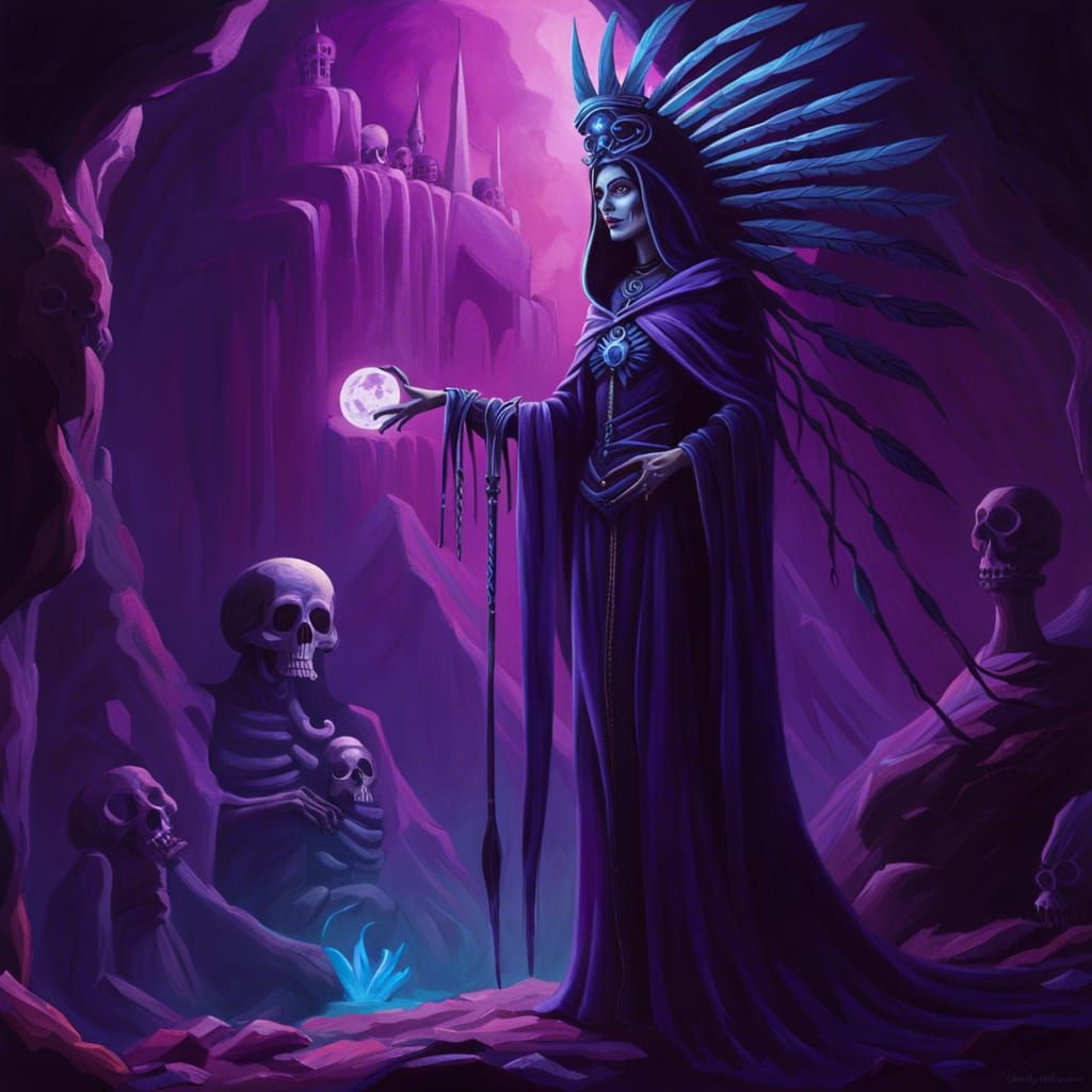Necromancer - AI Generated Artwork - NightCafe Creator