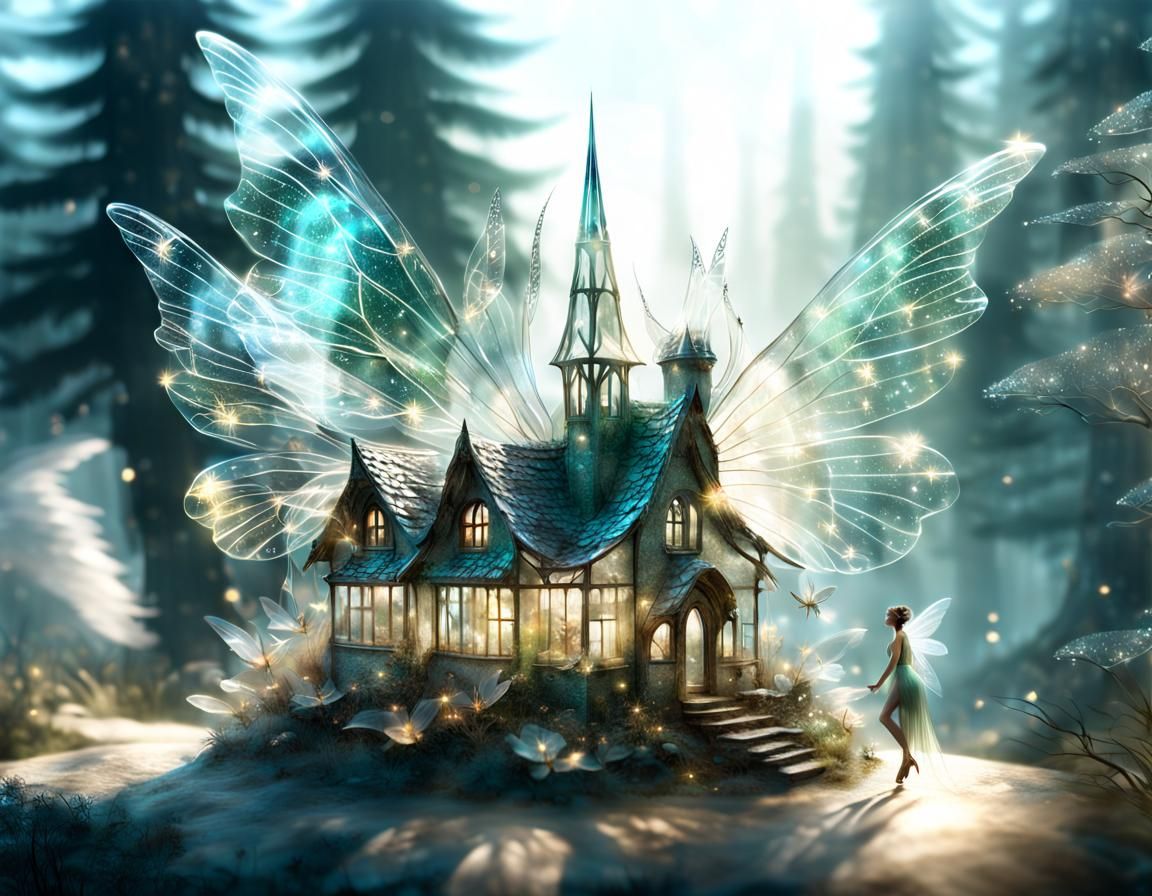 Magical faerie cathedral - AI Generated Artwork - NightCafe Creator