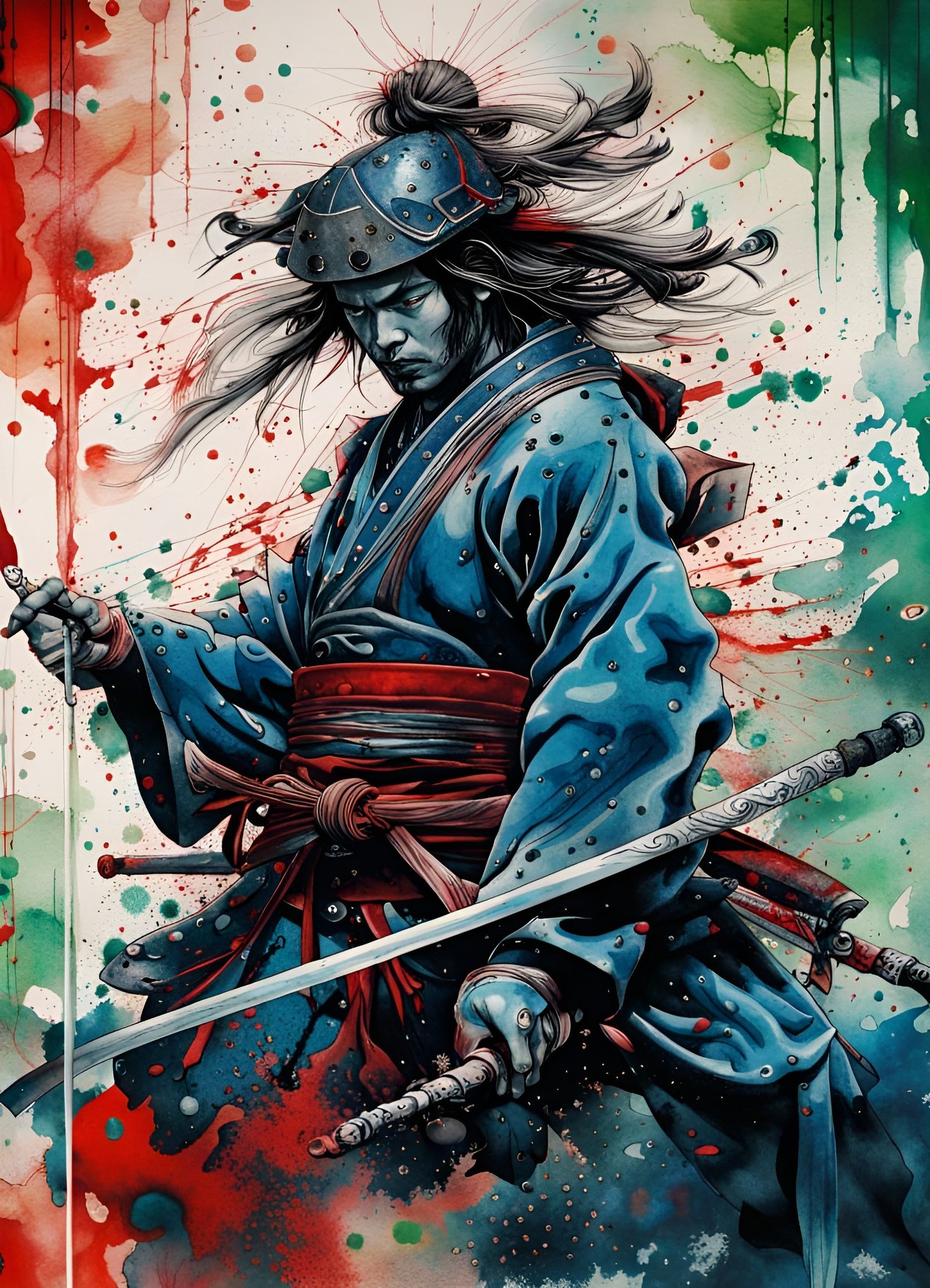 Samurai - AI Generated Artwork - NightCafe Creator