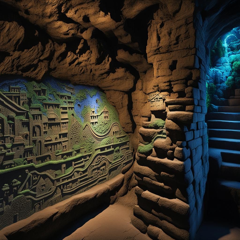 Map to the Secret Kingdom - AI Generated Artwork - NightCafe Creator