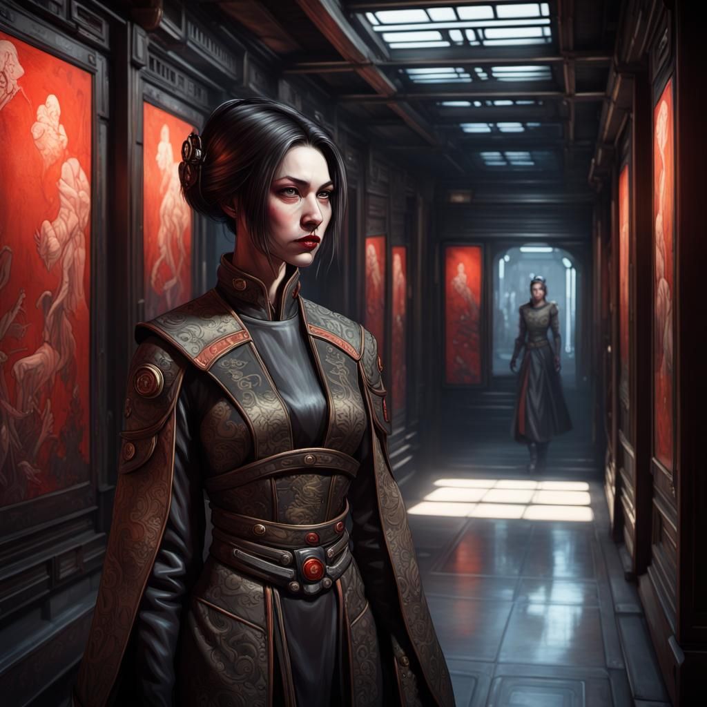 portrait of fremen "mass effect" "skyrim" jedi knight warrior android ...