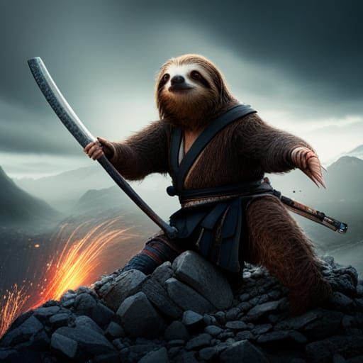 Master Sloth - AI Generated Artwork - NightCafe Creator