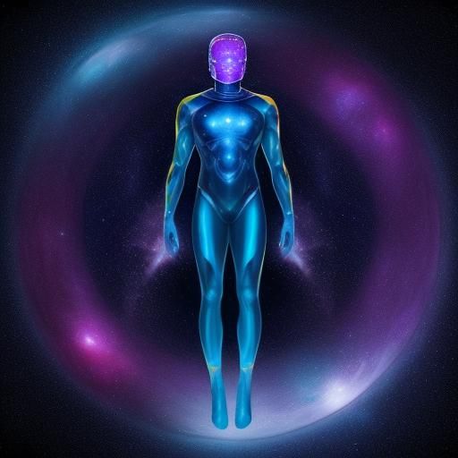 Cosmic man - AI Generated Artwork - NightCafe Creator