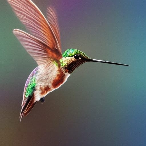 Hummingbird - AI Generated Artwork - NightCafe Creator
