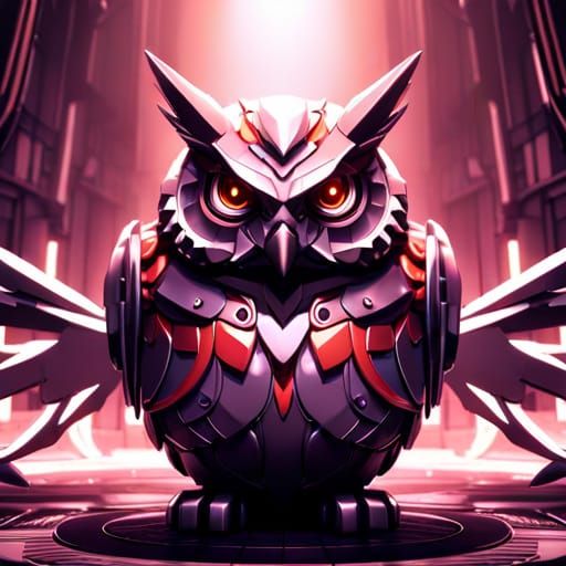 Mech-Owl - AI Generated Artwork - NightCafe Creator