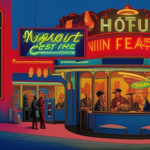 Night Cafe - AI Generated Artwork - NightCafe Creator