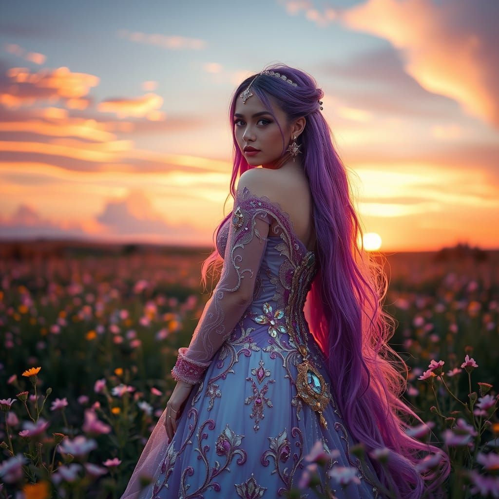 Princess of the Fae - Ethereal Princess of the Fae in Vibran...