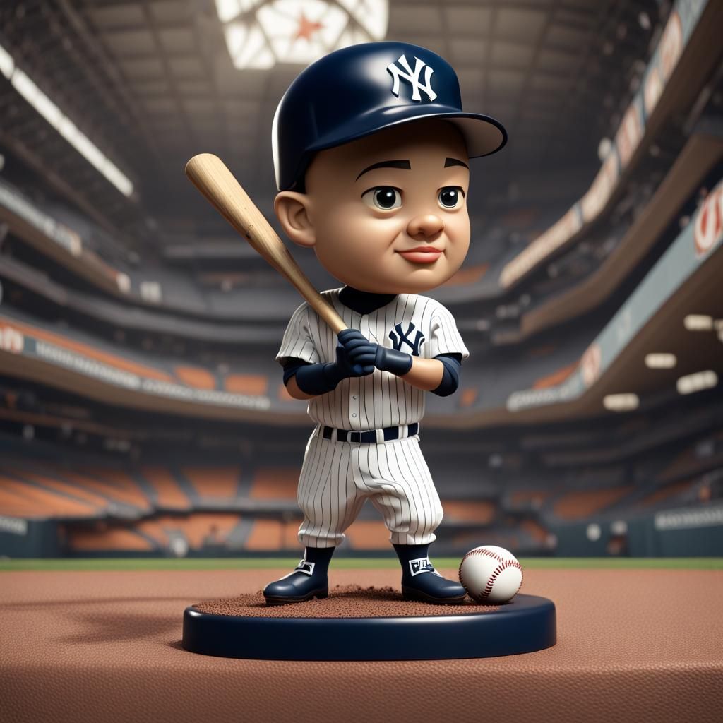 Bottom Line: 1961 New York Yankees Bobblehead - AI Generated Artwork ...