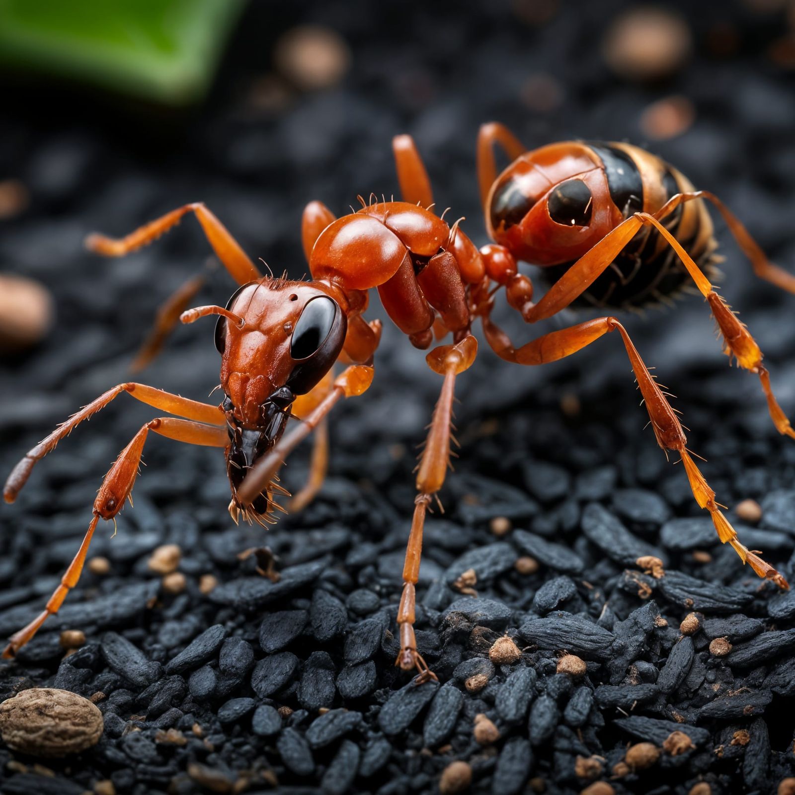Macro Photography of an Ant - Regal Red Ant Portrait in Phot...
