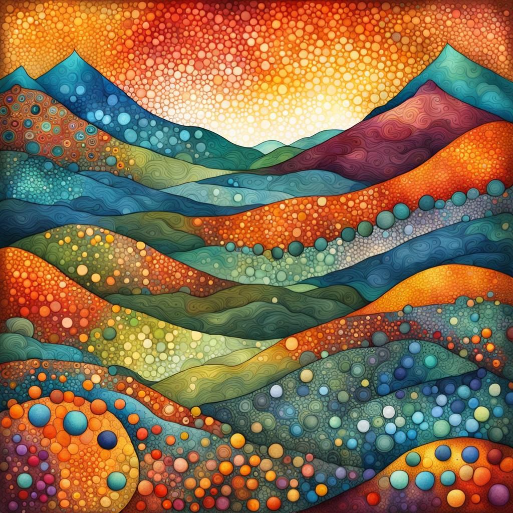 CIRCLES & DOTS - AI Generated Artwork - NightCafe Creator