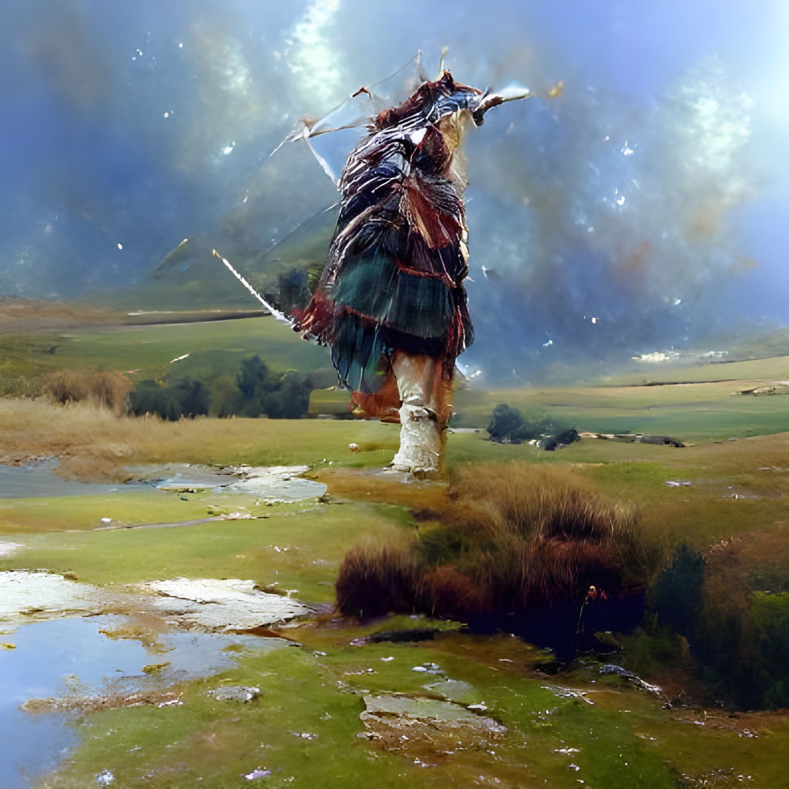 Scottish Highlander - AI Generated Artwork - NightCafe Creator