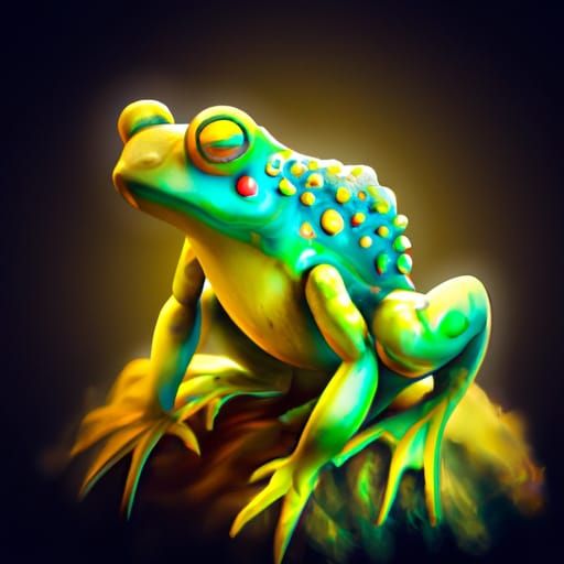 Frogs v7 - AI Generated Artwork - NightCafe Creator