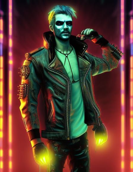 neon punk - AI Generated Artwork - NightCafe Creator
