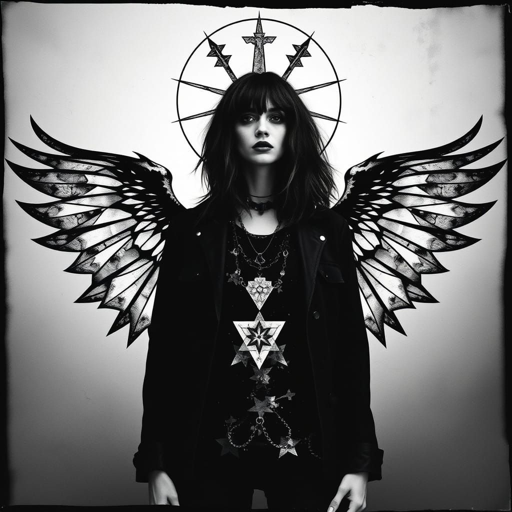 Punk Faith, Our Lord Goth Jesus , Our Lady Of Social Awareness wearing ...