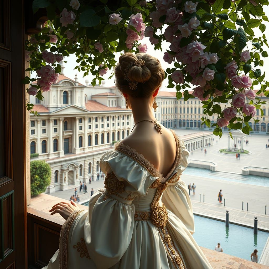 The Doge of Intrigo begins his day - Elegant Renaissance Nob...