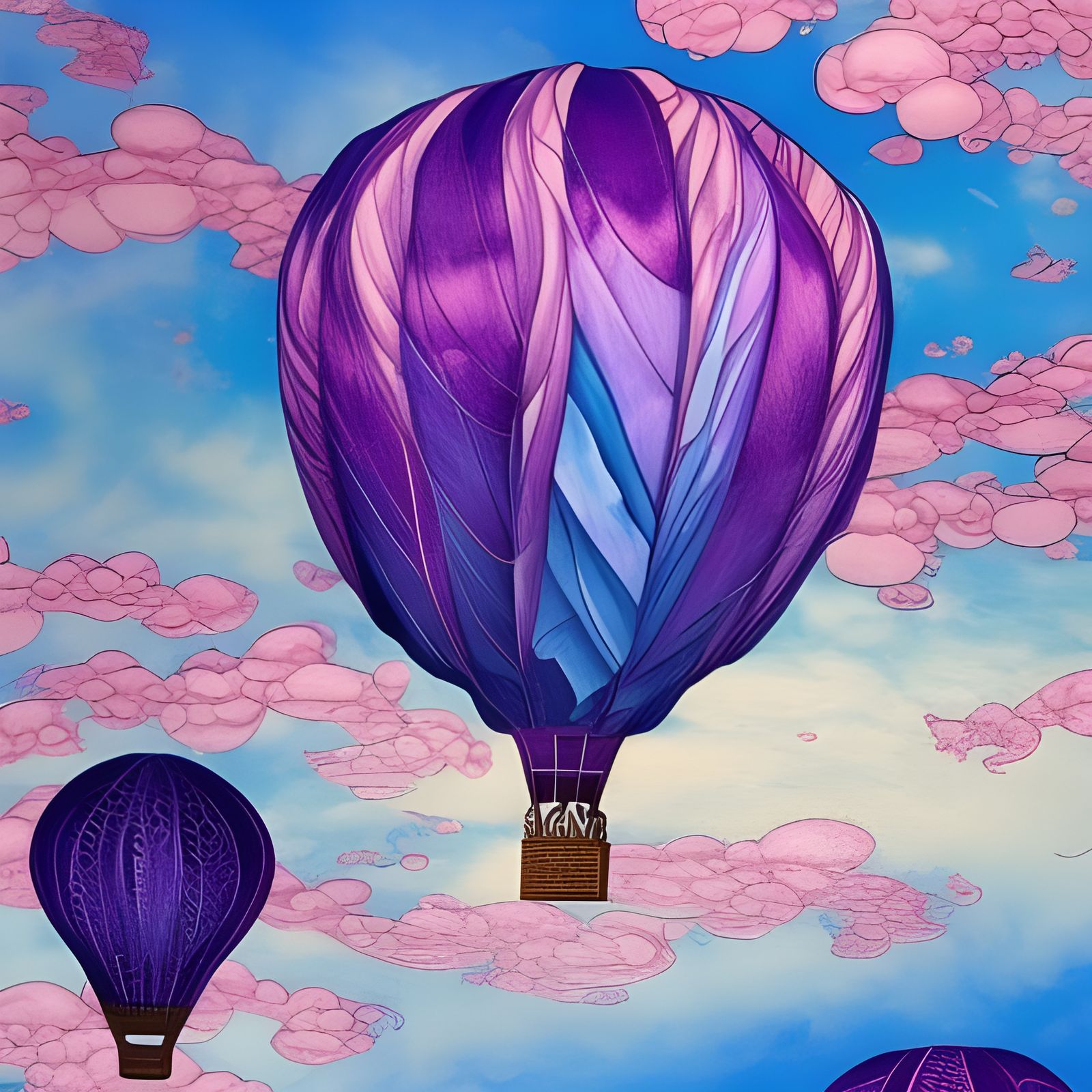 Whimsy in the clouds - AI Generated Artwork - NightCafe Creator