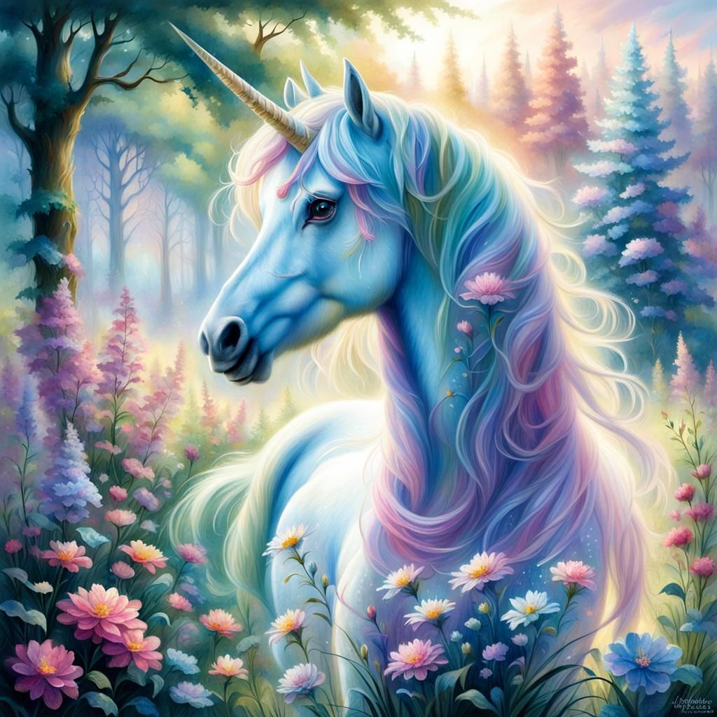 Stay magical, unicorn!🦄 - AI Generated Artwork - NightCafe Creator