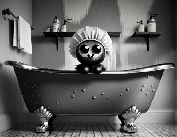 bath monster - AI Generated Artwork - NightCafe Creator