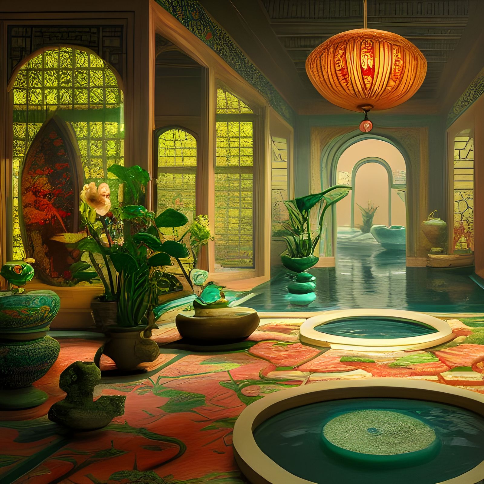 Zen Art Room - AI Generated Artwork - NightCafe Creator