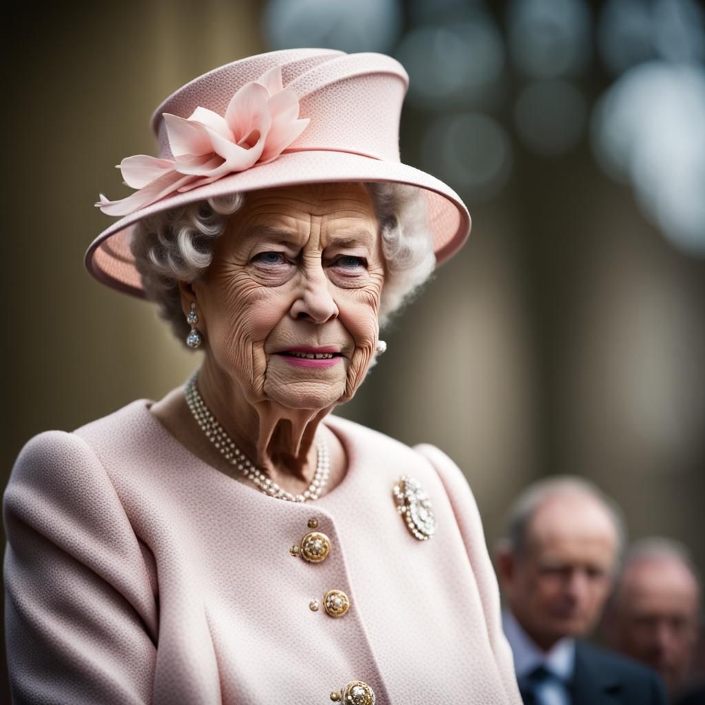 Queen Elizabeth II portrait (series) - AI Generated Artwork - NightCafe ...