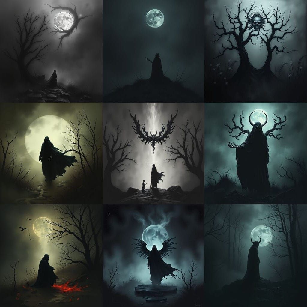 Silence, Dark Art - Darkness Embodied in Ethereal Silence