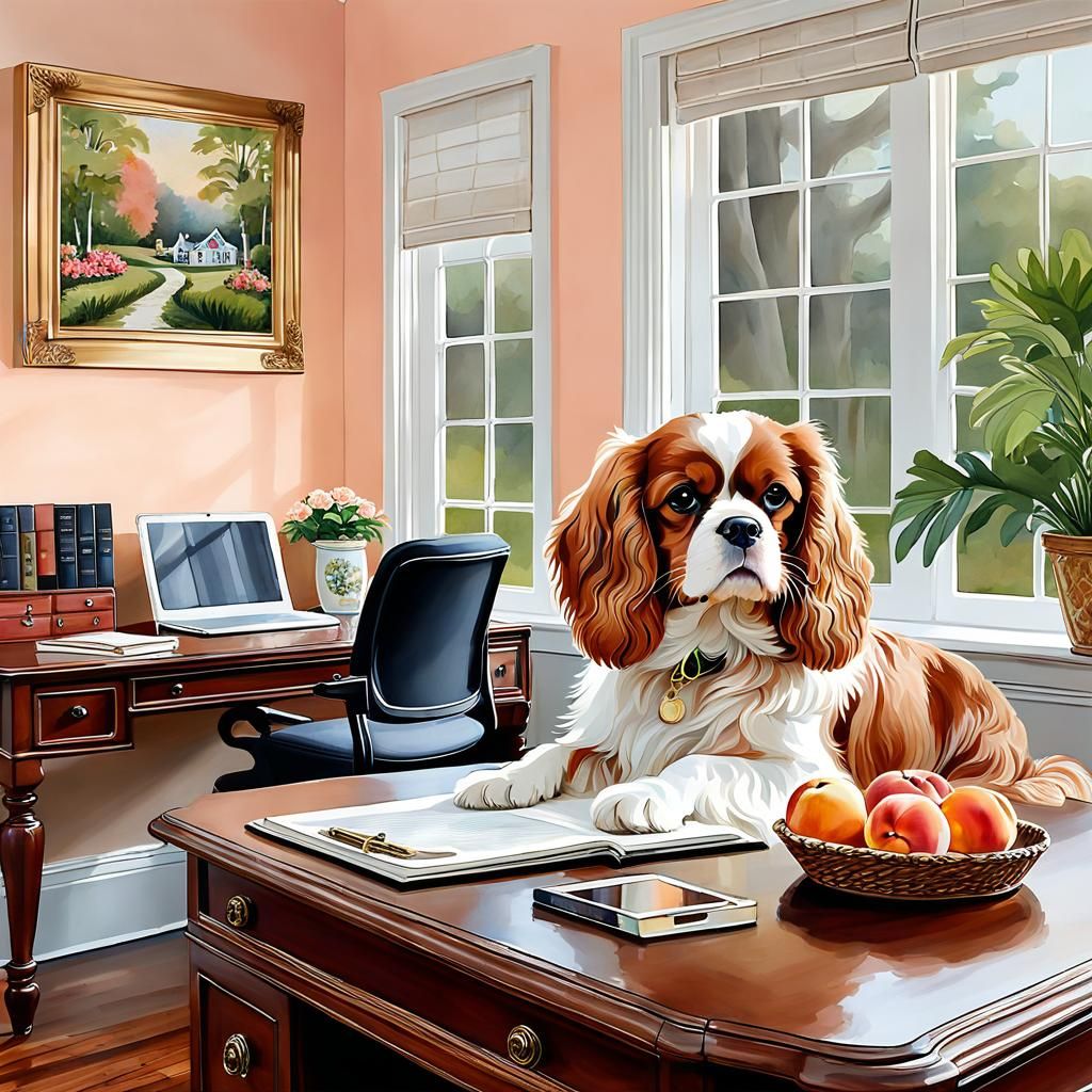 A Cavalier Office - AI Generated Artwork - NightCafe Creator