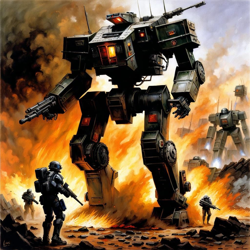 Mech - AI Generated Artwork - NightCafe Creator