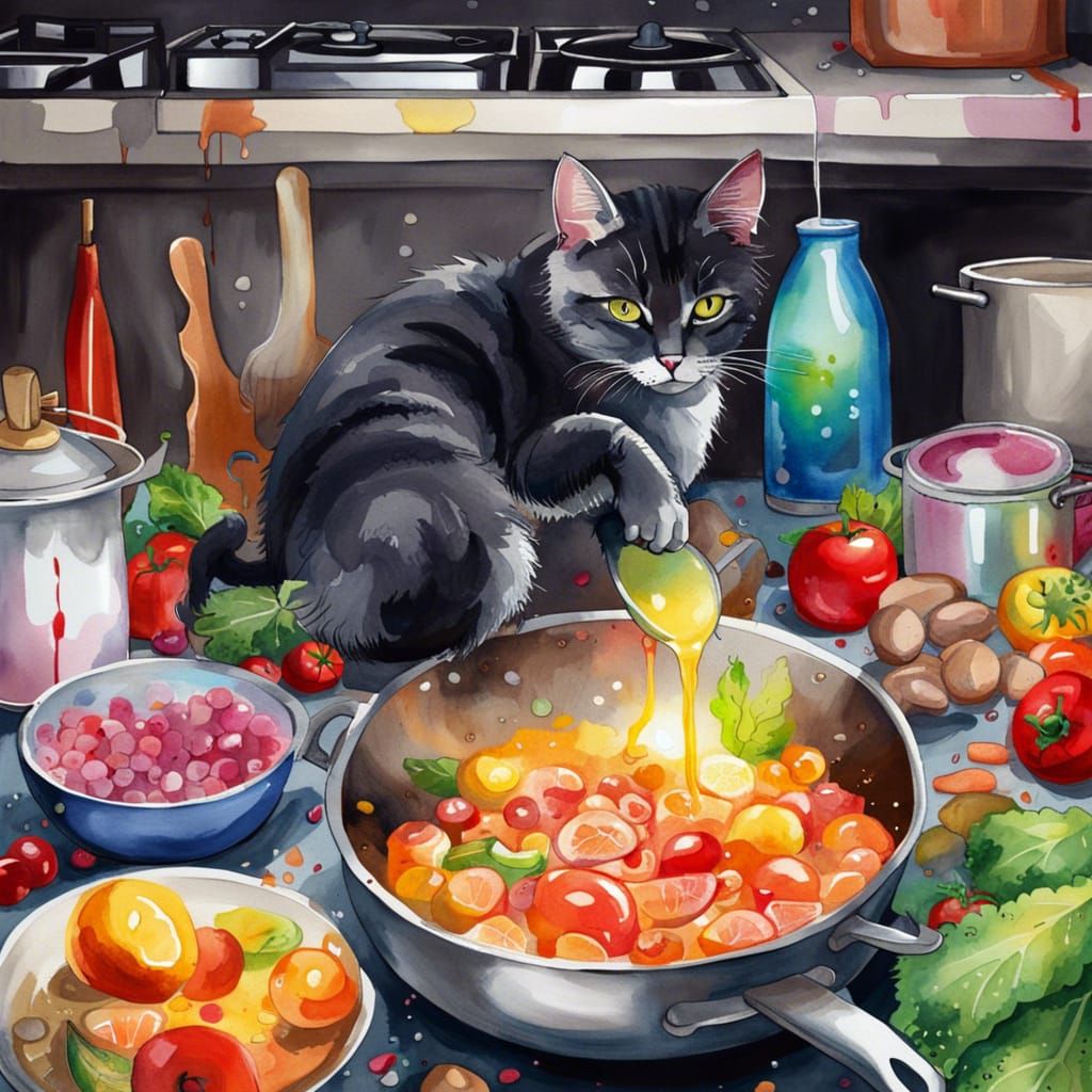 Chef paws - AI Generated Artwork - NightCafe Creator