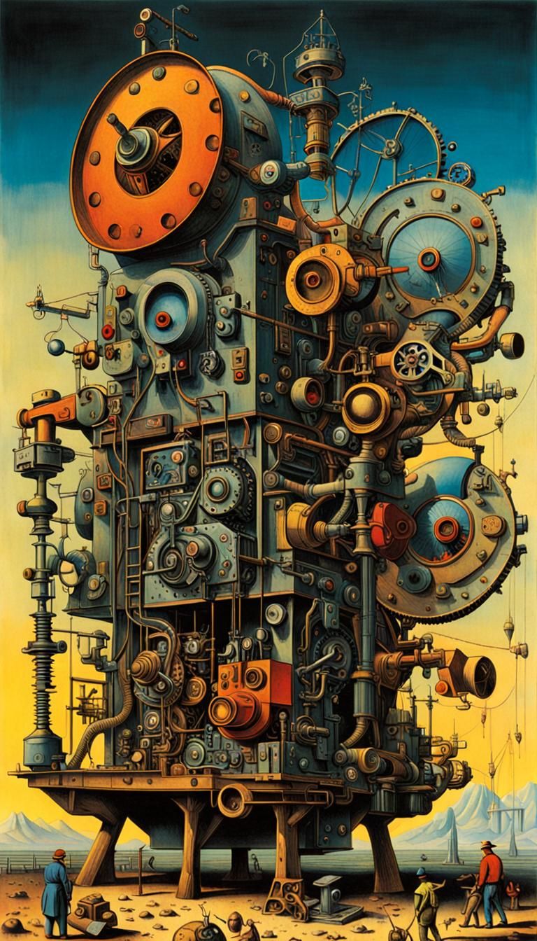 machine - AI Generated Artwork - NightCafe Creator