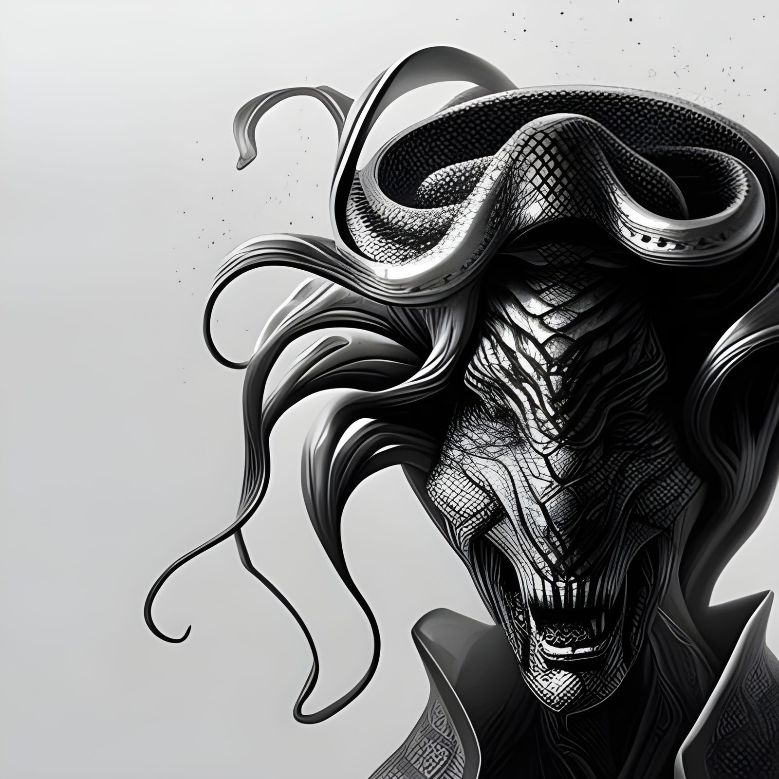 Snake Lady - 2 - AI Generated Artwork - NightCafe Creator