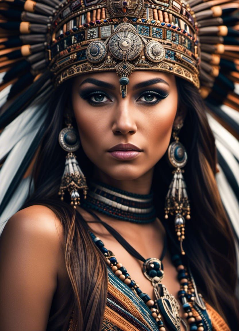 Aztec Princess - AI Generated Artwork - NightCafe Creator