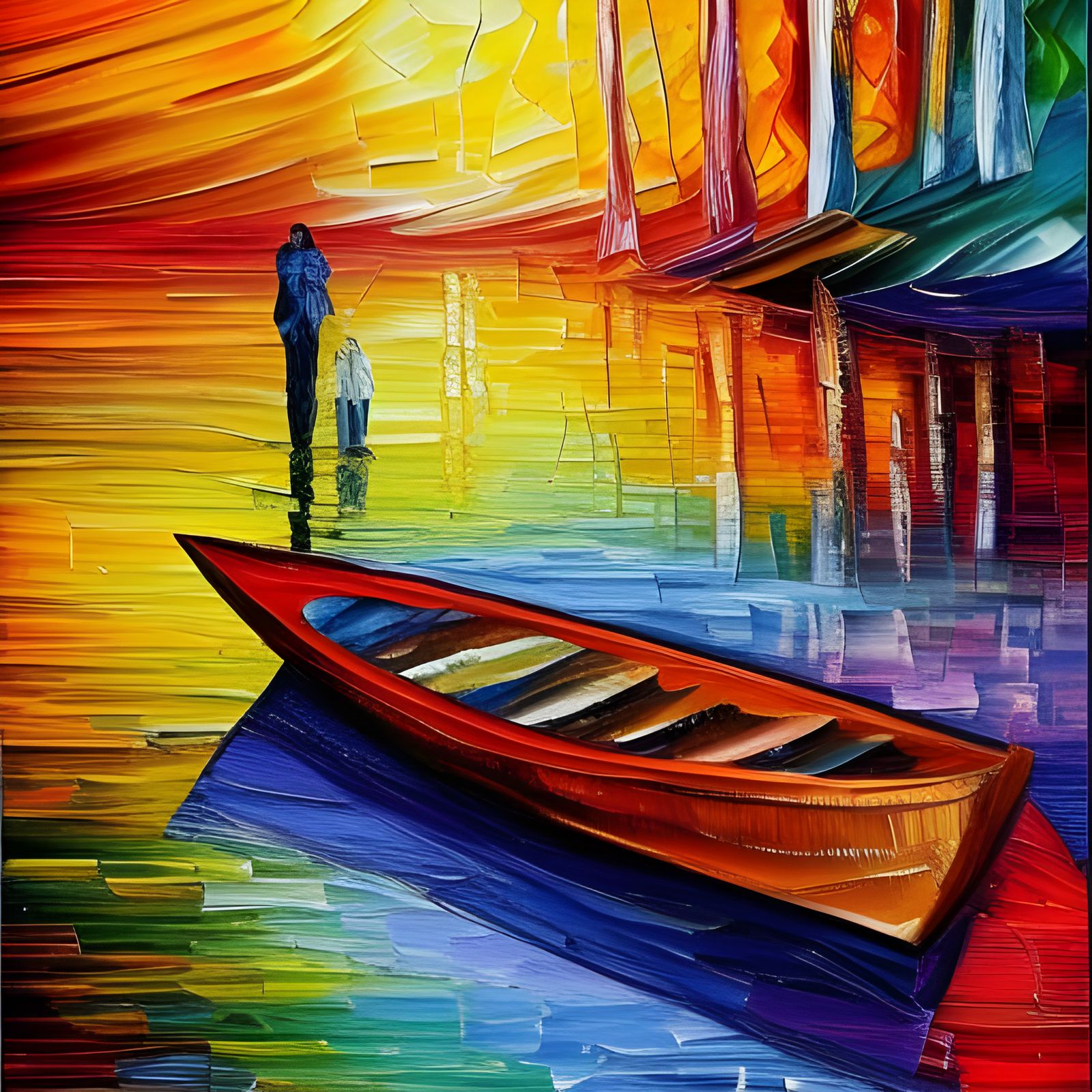 Crossing the River Styx - AI Generated Artwork - NightCafe Creator