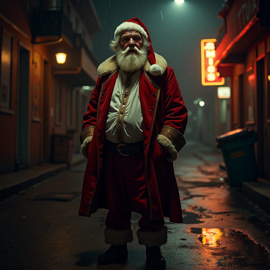 Santa taking a stroll - Santa taking a stroll