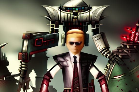 robot assassins something's wrong I can feel it! a masterpiece, 8k resolution, dark fantasy ...