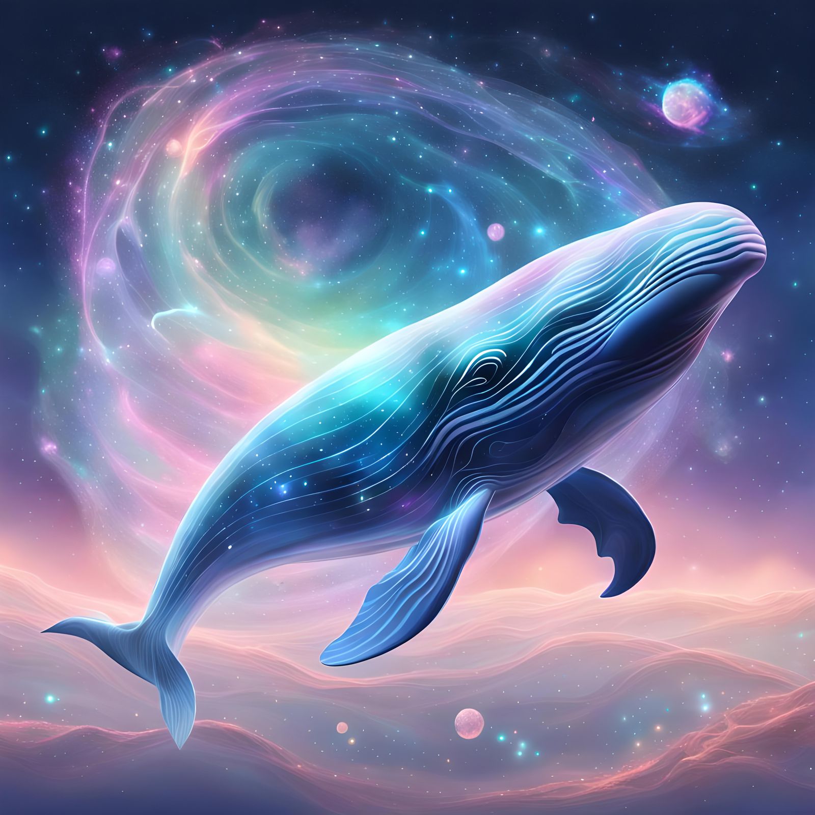Cosmic Swim - AI Generated Artwork - NightCafe Creator