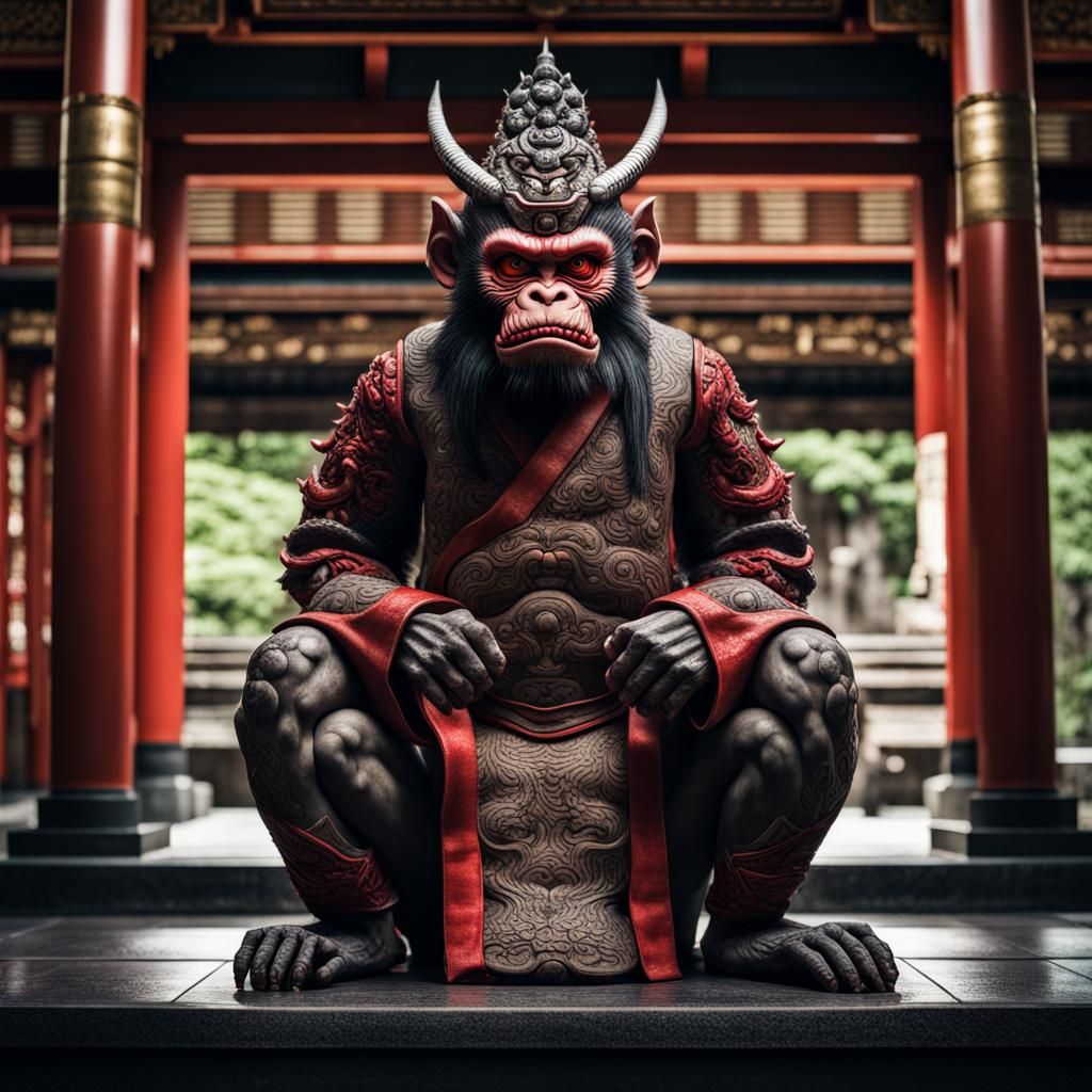 Monkey Oni - AI Generated Artwork - NightCafe Creator