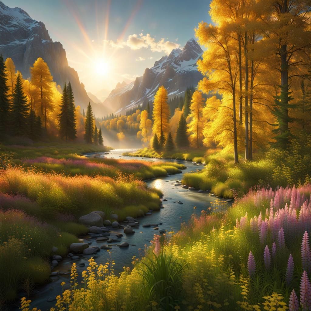 Natures Glory - AI Generated Artwork - NightCafe Creator