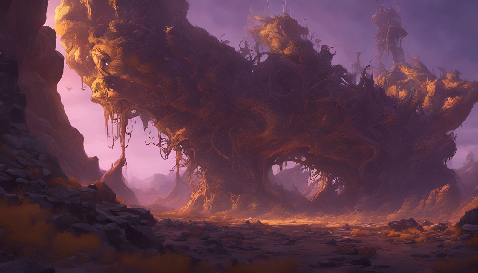 Desolate wasteland - AI Generated Artwork - NightCafe Creator