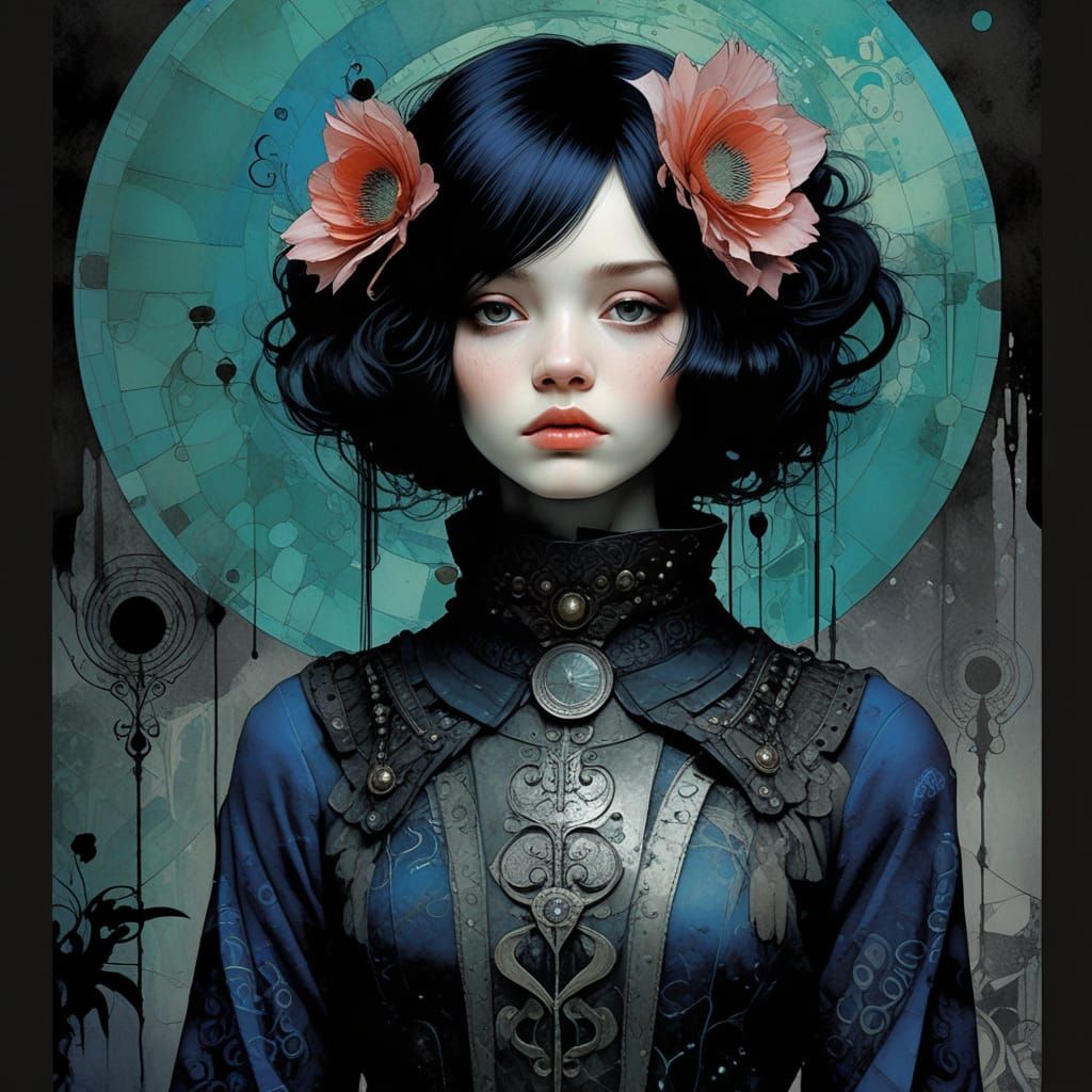 Lisette - Surrealistic Goddess in Gothic Revival Style