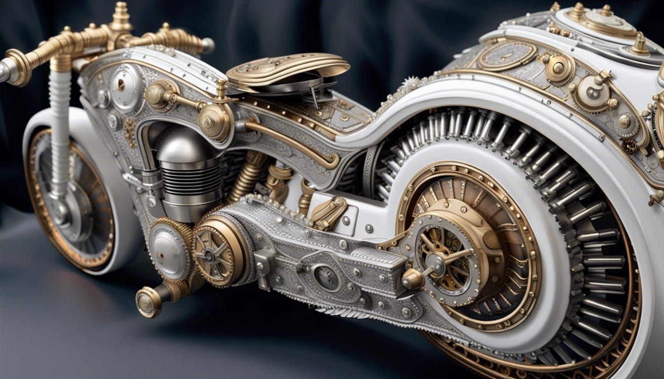 Captain Nemo's motorcycle - AI Generated Artwork - NightCafe Creator