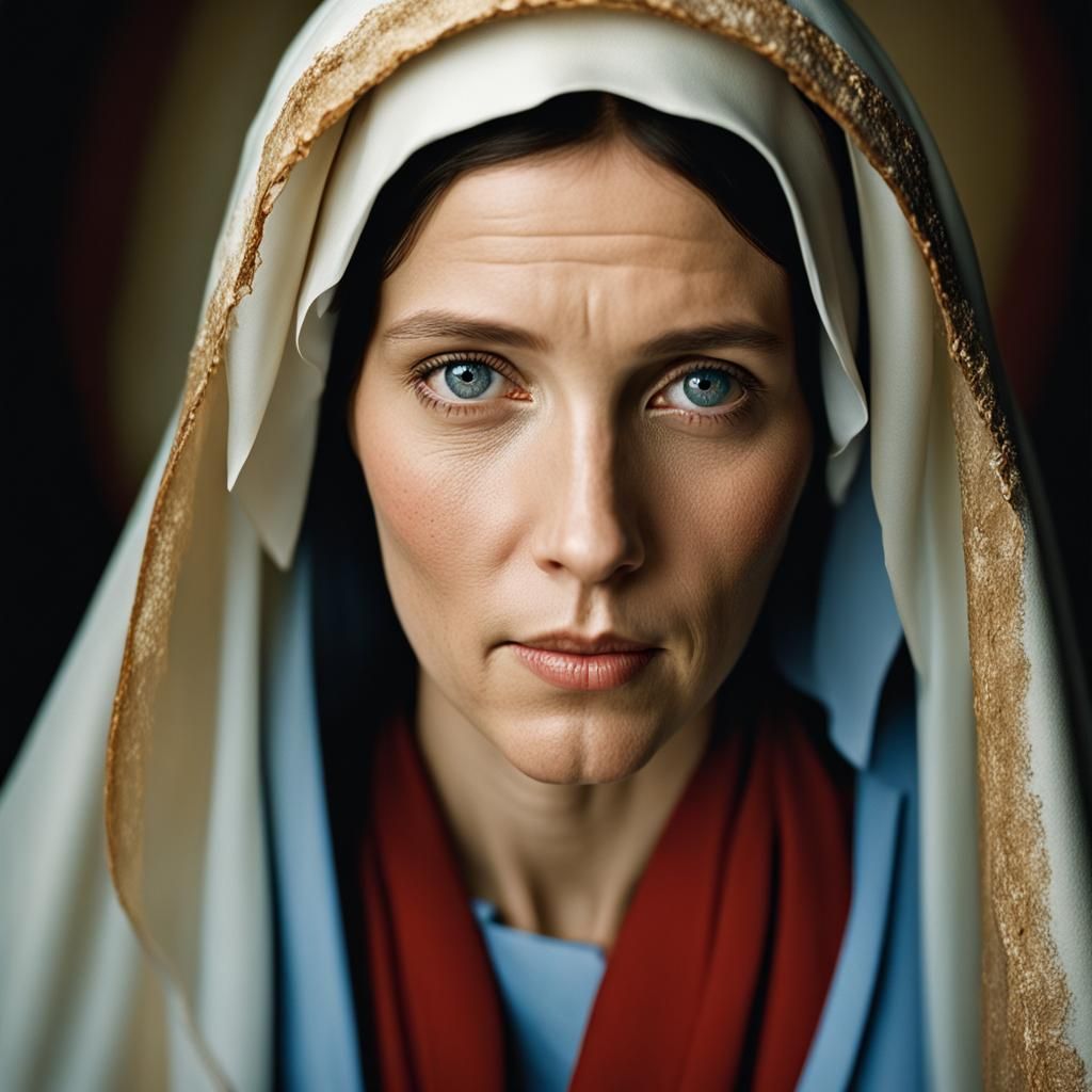 virgin mary - AI Generated Artwork - NightCafe Creator
