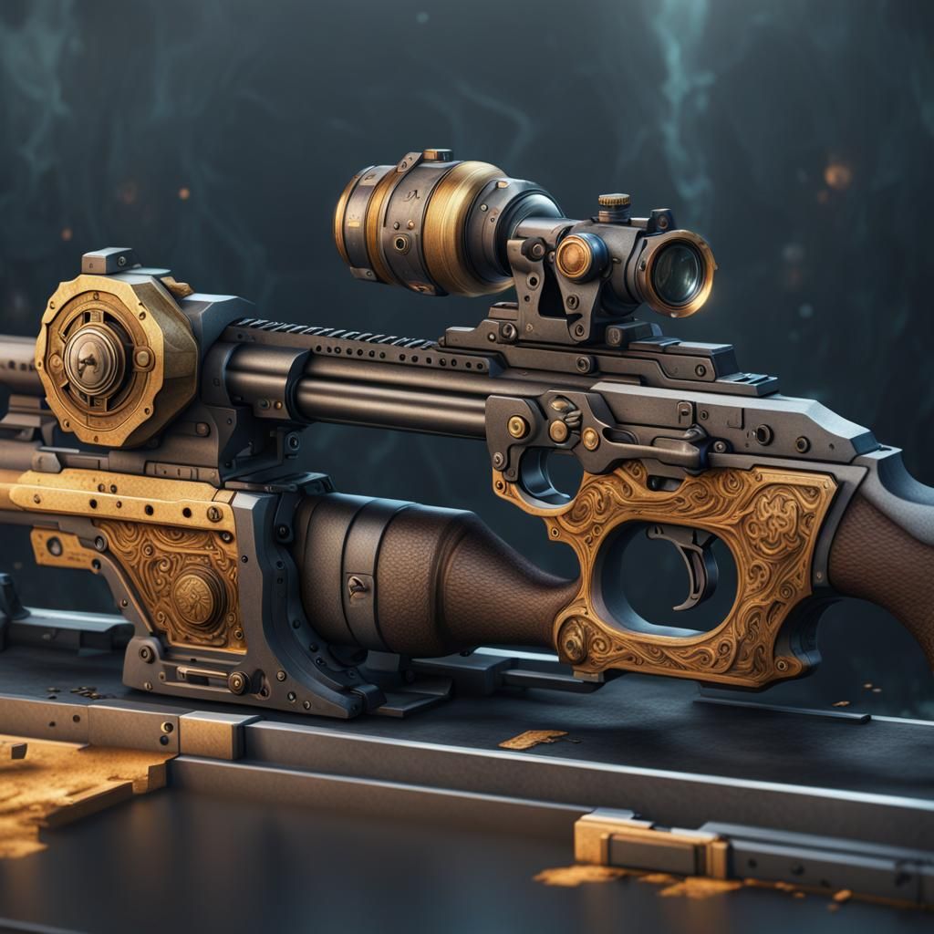 Gun - AI Generated Artwork - NightCafe Creator