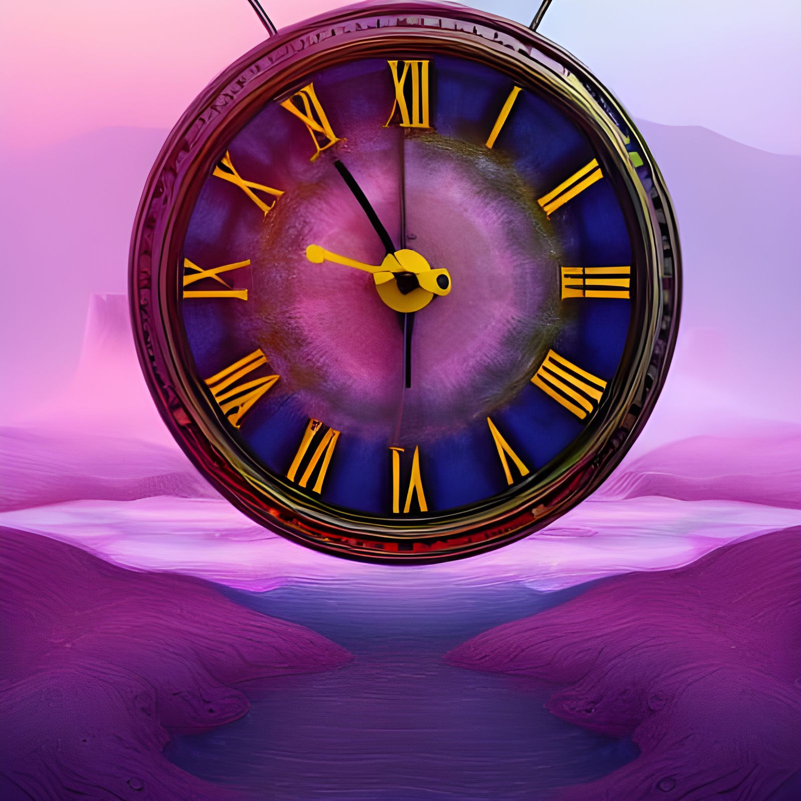 Timeless Clock - AI Generated Artwork - NightCafe Creator