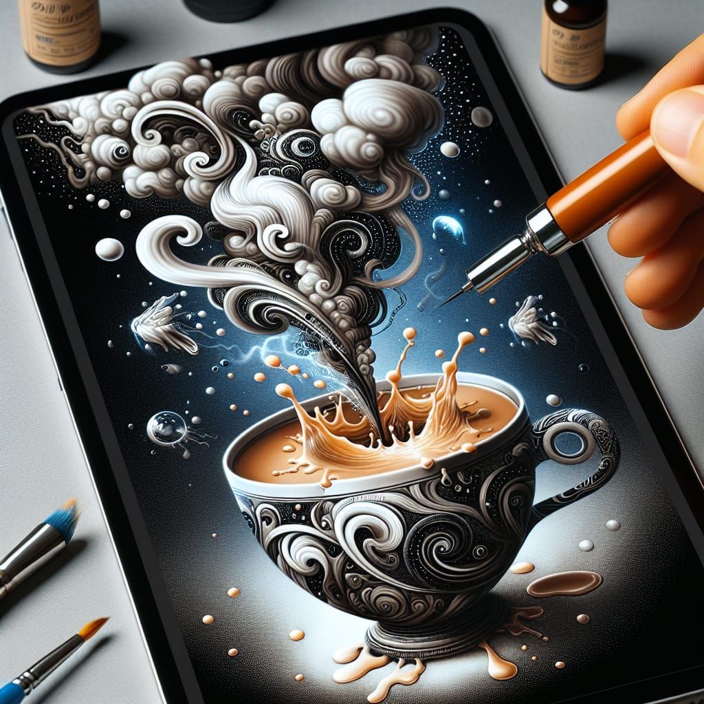 Now just have a good cup of coffee. (01) - AI Generated Artwork ...