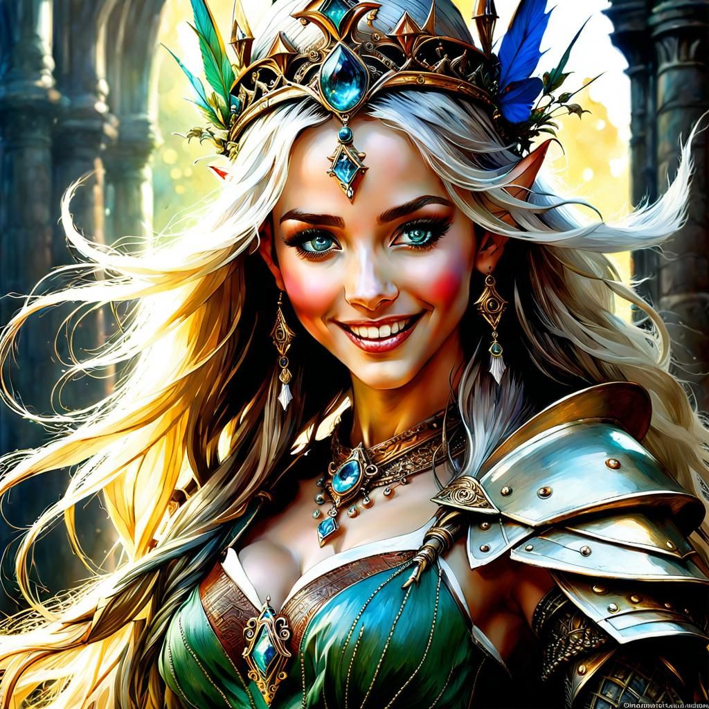 Elven queen - AI Generated Artwork - NightCafe Creator